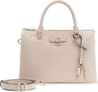 Guess sac &agrave; main sac &agrave; &eacute;paule bandouli&egrave;re Dita Multi Compartment Satchel Light Taupe Logo beige