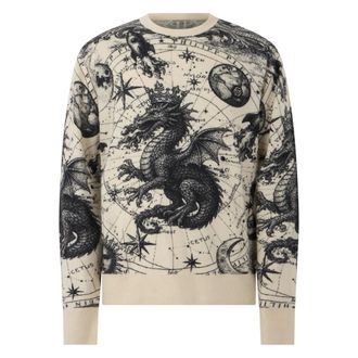Philipp Plein Pull Col Rond Ls Love - Homme - Pulls - Beige - Taille: 3XL