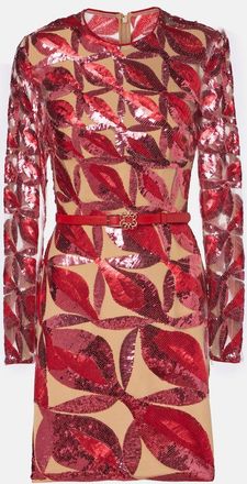 Elie Saab Minikleid Diana aus Tüll mit Pailletten