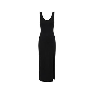 Wardrobe.NYC Wardrobe.nyc, Femme, Robes, Noir, Taille: 40 FR Robe Col Rond Opaque