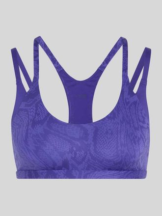 adidas Sport-BH mit Animal-Print