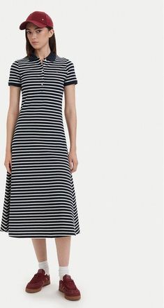 Tommy Jeans Kleid f&uuml;r den Alltag DW0DW20383 Dunkelblau Regular Fit