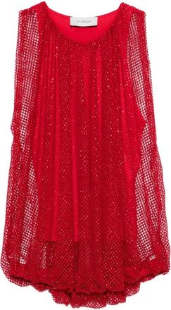 Sportmax haut en r&eacute;sille - Rouge