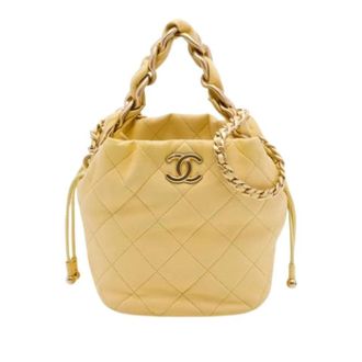 Chanel Pre-owned Vintage Bucket Bag - - Pre-owned - Damen - Gelb - ONE SIZE