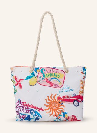 Goldbergh Goldbergh Strandtasche Angela Mit Schmucksteinen weiss