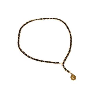 Chanel Ceinture Vintage Chanel Pr&eacute;-poss&eacute;d&eacute; - Femme - Pre-owned - Jaune - Taille: ONE Size