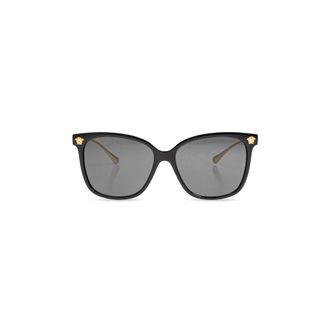 Versace Femme, Accessoires, Noir, Taille: 57 MM Lunettes de soleil carr&eacute;es oversize