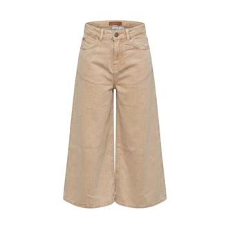 Pinko Pinko, Femme, Jeans, Beige, Taille: W25 Bermuda Jambe Large