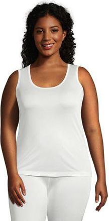 Lands End Seidentop, Damen, Größe:20-22 plus, Weiß, Seide, by Lands End