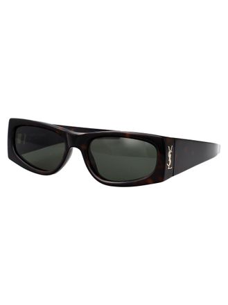 Saint Laurent SLM140 Havana Acetate Sunglasses - Brown