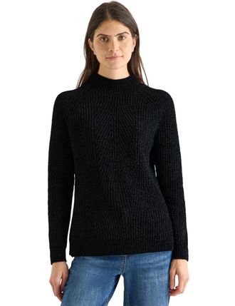 Cecil Damen Turtleneck Chenille Pullover