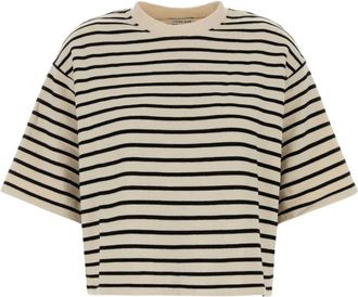 Anine Bing Femme, Tops, Beige, Taille: 36 FR Myers Cropped Tee