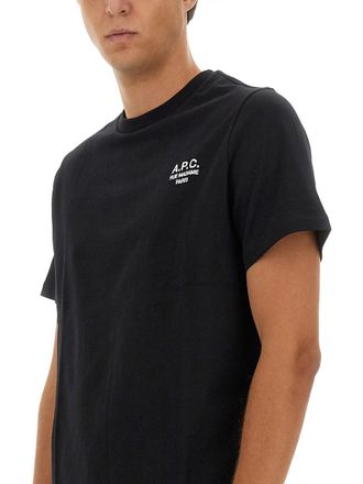 A.P.C. Organic Cotton T-Shirt - Black
