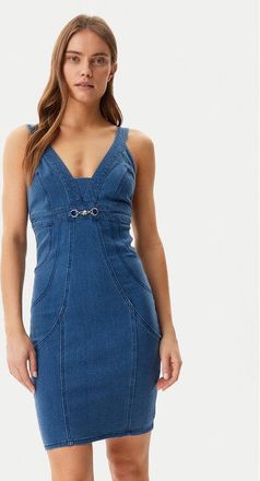Guess Jeanskleid W5GK75 D5LK0 Blau Regular Fit