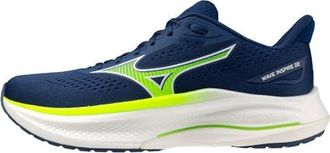 Mizuno Wave Inspire 22 Chaussures de course pour homme Bleu/jaune, Estate Blue Lightning Yellow L, 45 EU