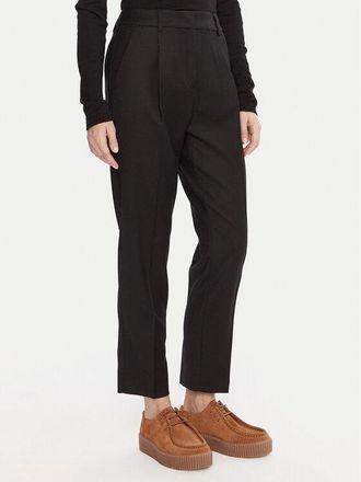 Max Mara Stoffhose Caldaia 2525136152 Schwarz Regular Fit