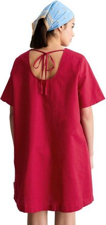 Marc O'Polo Denim Midikleid relaxed aus Leinen-Baumwolle-Mix