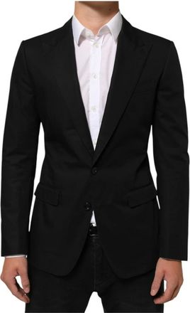 Dolce & Gabbana Homme, Vestes, Noir, Taille: S Taormina Blazer