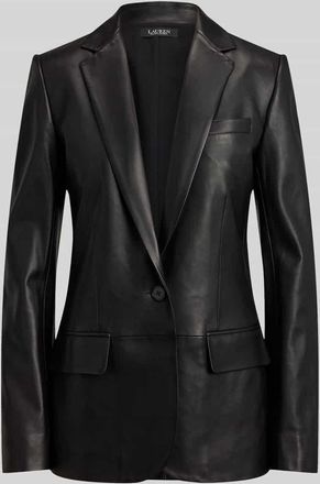Lauren Ralph Lauren Regular Fit Blazer aus echtem Leder