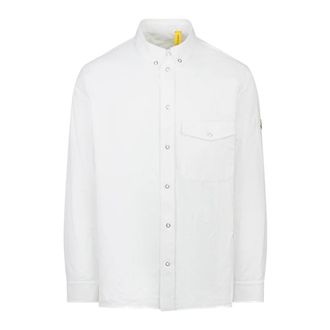Moncler Padded Shirt Jacket - - Shirts - Herren - Wei&szlig; - XL
