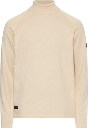 Camel Active Herren Rollkragen-Pullover aus Reiner Baumwolle Hafer, Menswear-XL