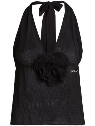 Karl Lagerfeld haut fleuri DNA - Noir