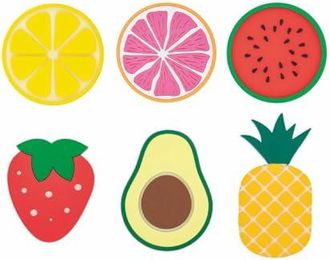 Villa D'Este Home Tivoli Frutta Untersetzer, doppelseitig, 6 St&uuml;ck