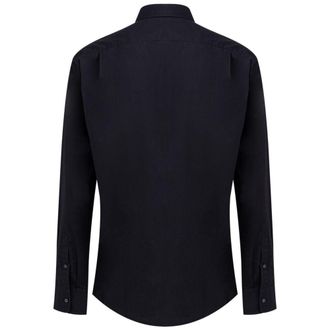 Dolce & Gabbana Mens Navy Blue Cotton Dress Shirt