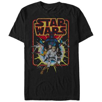 Star Wars Herren 16strw757 T-Shirt, schwarz, 4X-Groß