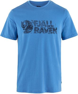 Fj&auml;llr&auml;ven Herren Lush Logo M T-Shirt, EIN Blau, Large
