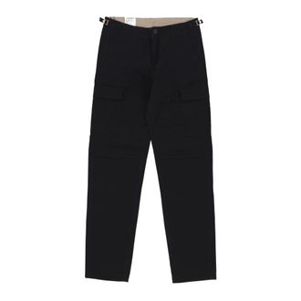 Carhartt Work in Progress Schwarze Aviation Cargo Hose - - Trousers - Herren - Schwarzk - W36 L34