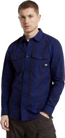 G-Star G-Star Herren Marine Slim Hemd, Mehrfarben (dk Black Shadow Stripe D24963-D744-G712), M