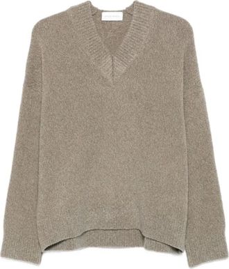 Christian Wijnants Femme, Pulls, Brun, Taille: 36 FR V-neck Tricots