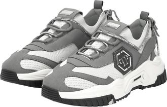 Philipp Plein Low-Top Sneaker - L&auml;ufer Predator - Gr. 41 (EU) - in Grau - f&uuml;r Damen