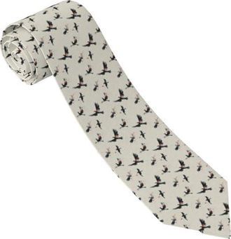 Generic Cravate Pour Homme Motif DOiseau &Agrave; LEncre Noire Tendance Cravates R&eacute;glable Cravate Pour &Eacute;v&eacute;nements Travail L&Eacute;cole