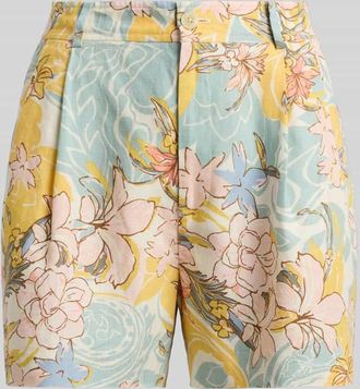 Lauren Ralph Lauren Shorts mit Allover-Muster aus reinem Leinen