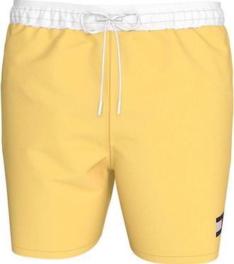 Tommy Hilfiger Herren Badehose Medium Drawstring mit Tunnelzug, Gelb (Citronella), XXL