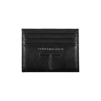 Tommy Hilfiger Schwarzes Leder Kartenetui - - Accessories - Herren - Schwarzk - ONE SIZE