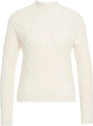 Kaos Kaos, Femme, Pulls, Blanc, Taille: 42 FR Tricot &agrave; col rond