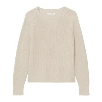 Marc O'Polo Rundhals-Strickware - - Knitwear - Damen - Beige - M