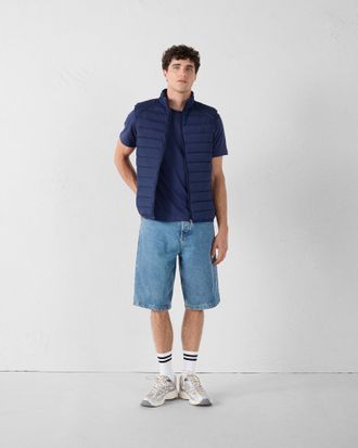 Jott Doudoune sans manches stretch Marine Arafo - Taille XXL