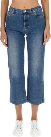 A.P.C. Sailor Cropped Jeans - - Jeans - Damen - Blau - W26