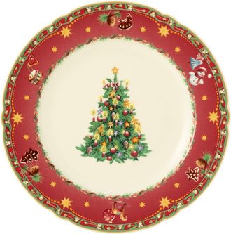 SELTMANN WEIDEN [DL] Marieluise Speiseteller rund 25 cm rund mit Relief Weihnachtsnostalgie