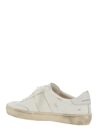 Golden Goose Mens Sneakers Soul-Star White Leather Ovine Trainers