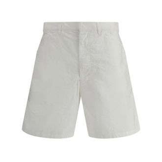 Prada Klassische Baumwollhose - - Shorts - Herren - Wei&szlig; - S