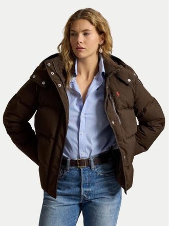 Polo Ralph Lauren Daunenjacke 211B17285002 Dunkelbraun Relaxed Fit