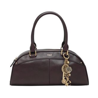 Chlo&eacute; Femme, Sacs, Brun, Taille: ONE Size Bowling Shoulder Bag