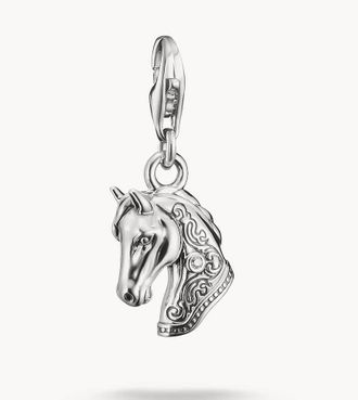 Thomas Sabo Pendentif charm - Argent&eacute; et blanc