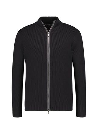 Karl Lagerfeld Herren Cardigan blau unifarben