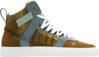 nat-2 Herren vegan Sneaker Holzwürfel Braun